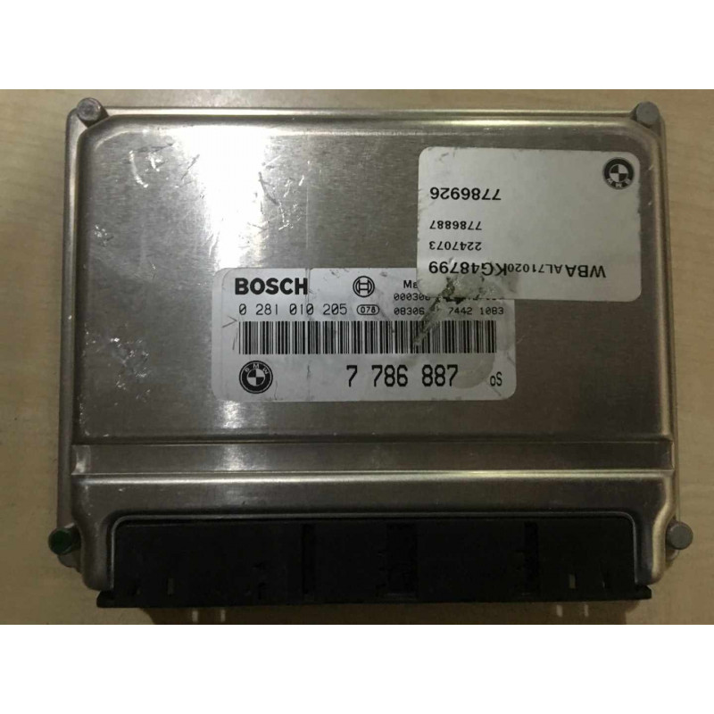 ENGINE ECU BOSCH EDC15M-6.1 0281010205 BMW 7786887