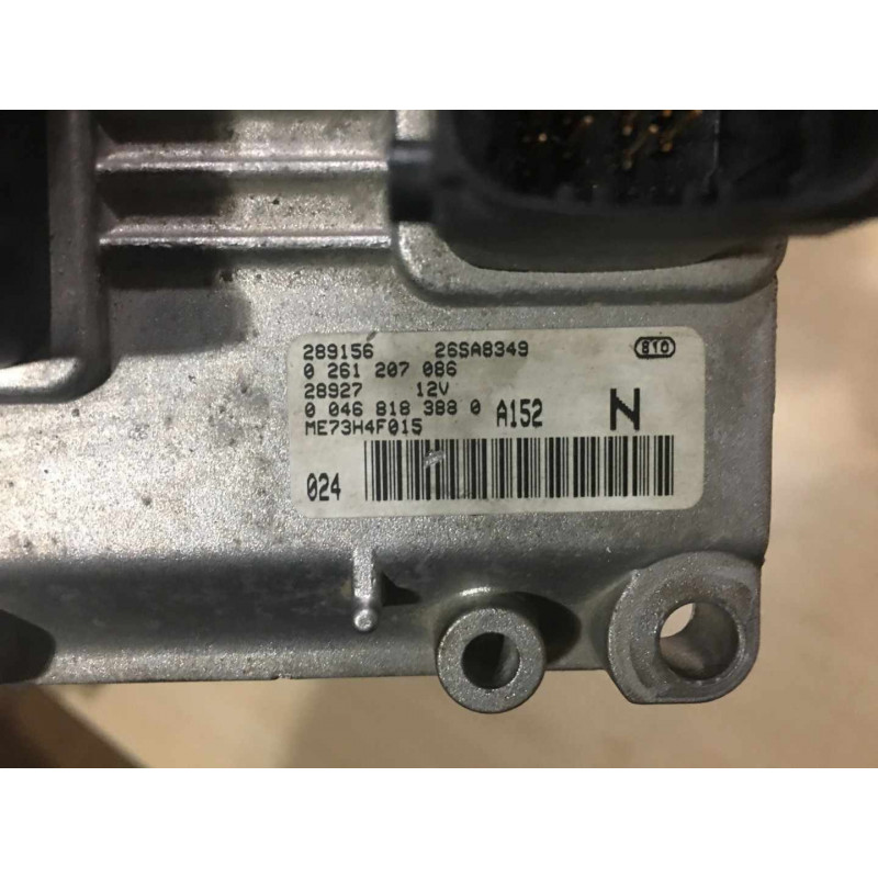 ENGINE ECU BOSCH ME7.3H4 0261207086 FIAT 46818388