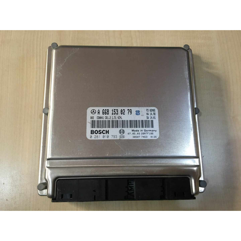 ENGINE ECU BOSCH EDC15C0-5.14 0281010793 MERCEDES A6681530279