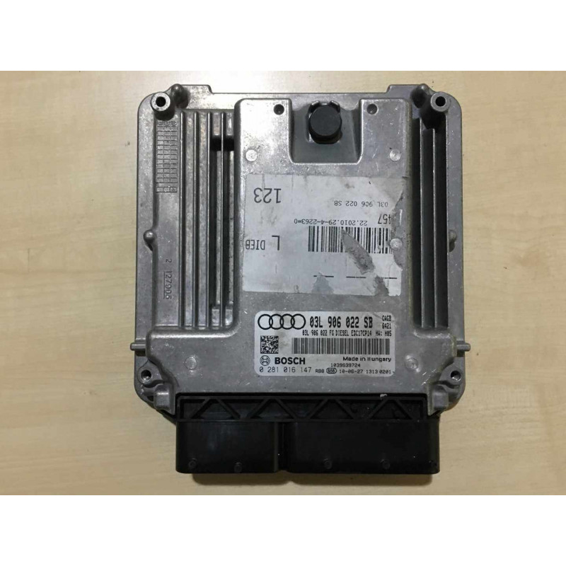 ECU MOTOR BOSCH EDC17CP14-3.2 0281016147 VAG 03L906022SB