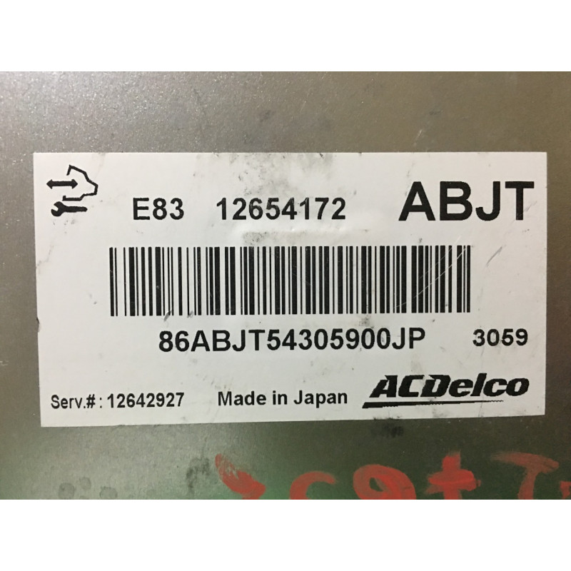 ECU MOTOR ACDELCO E83 OPEL 12654172 ABJT
