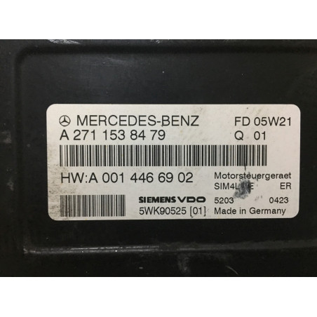 ENGINE ECU SIEMENS VDO SIM4L KE 5WK90525 MERCEDES A2711538479