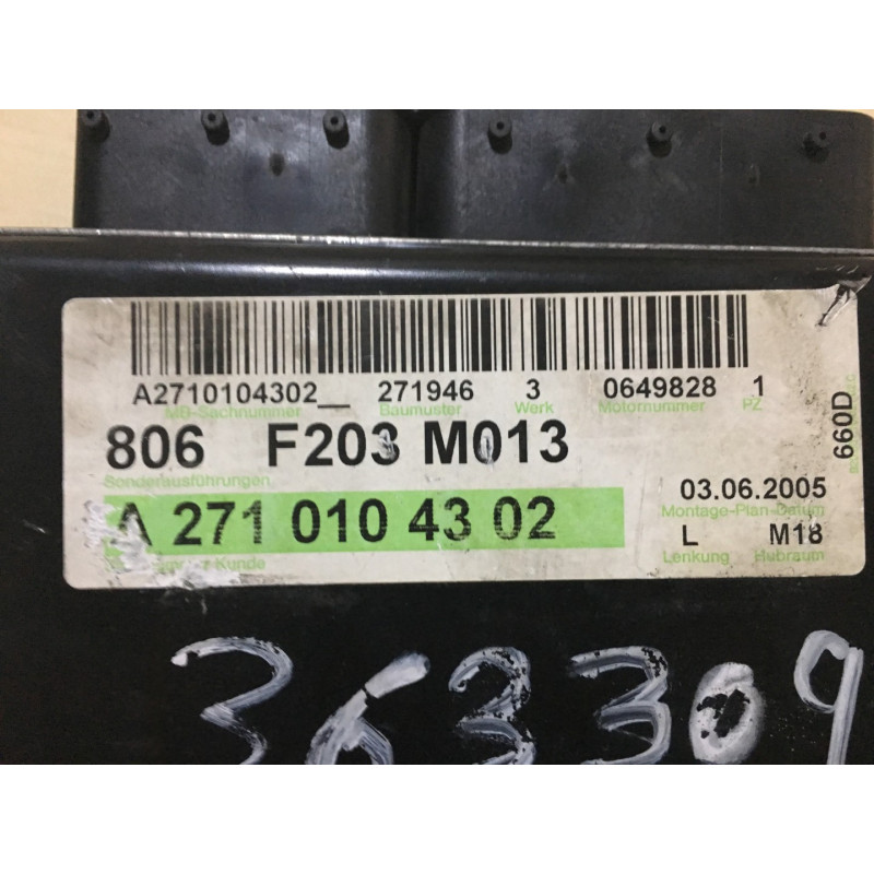 ENGINE ECU SIEMENS VDO SIM4L KE 5WK90525 MERCEDES A2711538479
