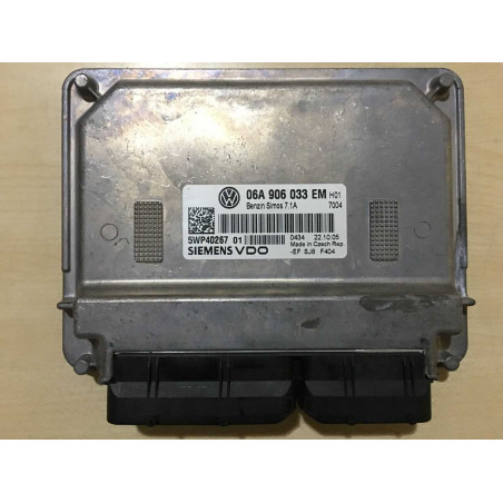 ENGINE ECU SIEMENS VDO SIMOS 7.1A 5WP4026701 VAG 06A906033EM