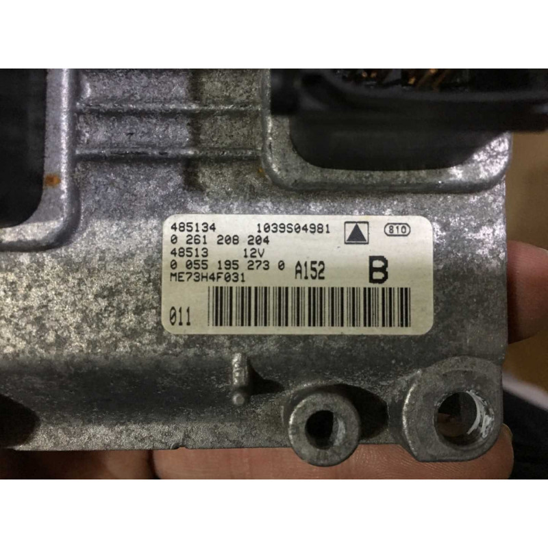 ENGINE ECU BOSCH ME7.3H4 0261208204 FIAT 00551952730