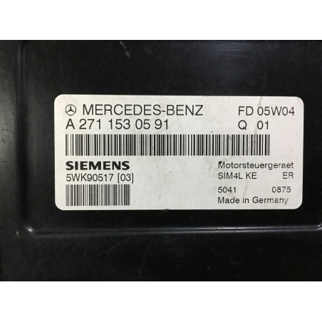 ENGINE ECU SIEMENS SIM4L KE 5WK90517 MERCEDES A2711530591