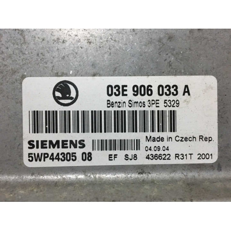 ENGINE ECU SIEMENS SIMOS 3PE 5WP4430508 VAG 03E906033A