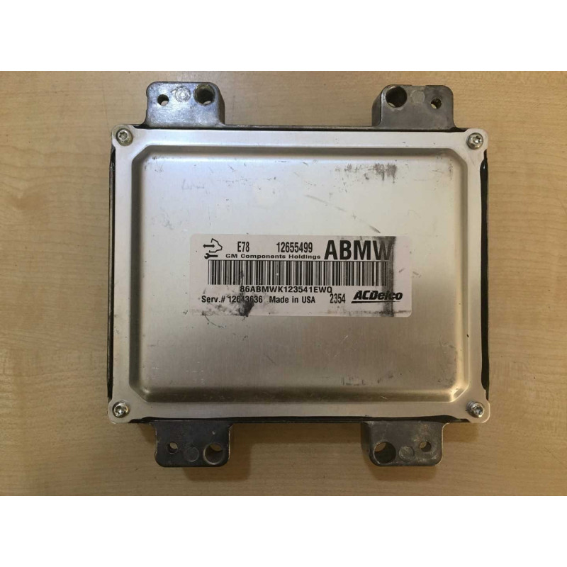 ENGINE ECU ACDELCO E78 OPEL 12655499 ABMW