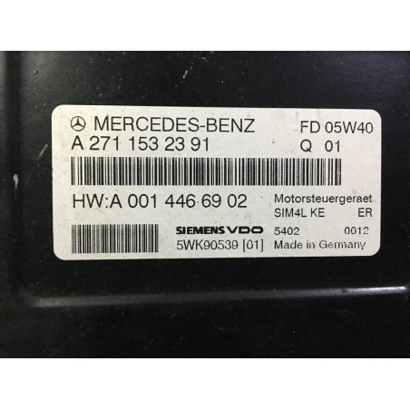 ENGINE ECU SIEMENS VDO SIM4L KE 5WK90539 MERCEDES A2711532379