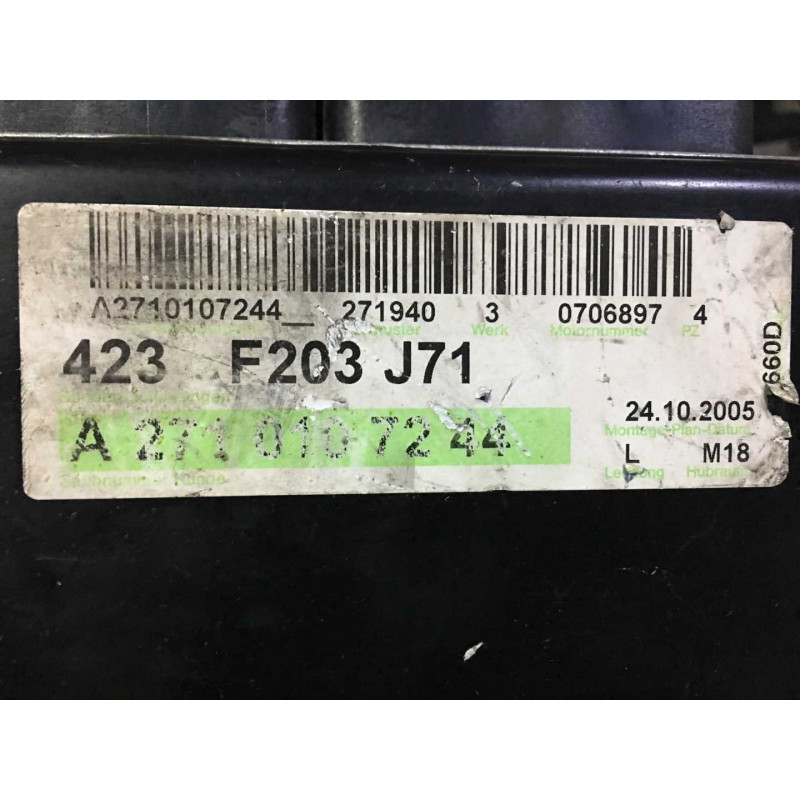 ENGINE ECU SIEMENS VDO SIM4L KE 5WK90539 MERCEDES A2711532379