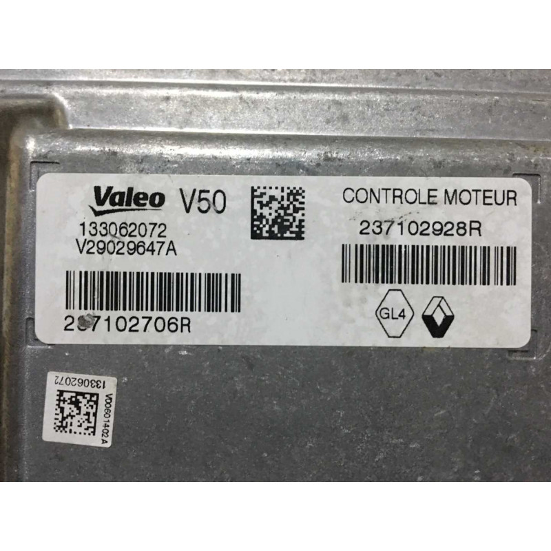 ENGINE ECU VALEO V50 V29029647A RENAULT 237102706R 237102928R