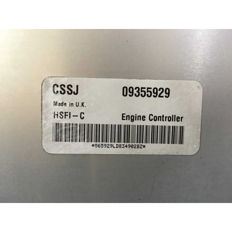 ECU MOTOR DELPHI DELCO HSFI-C OPEL 09355929 - CON PIN CODE