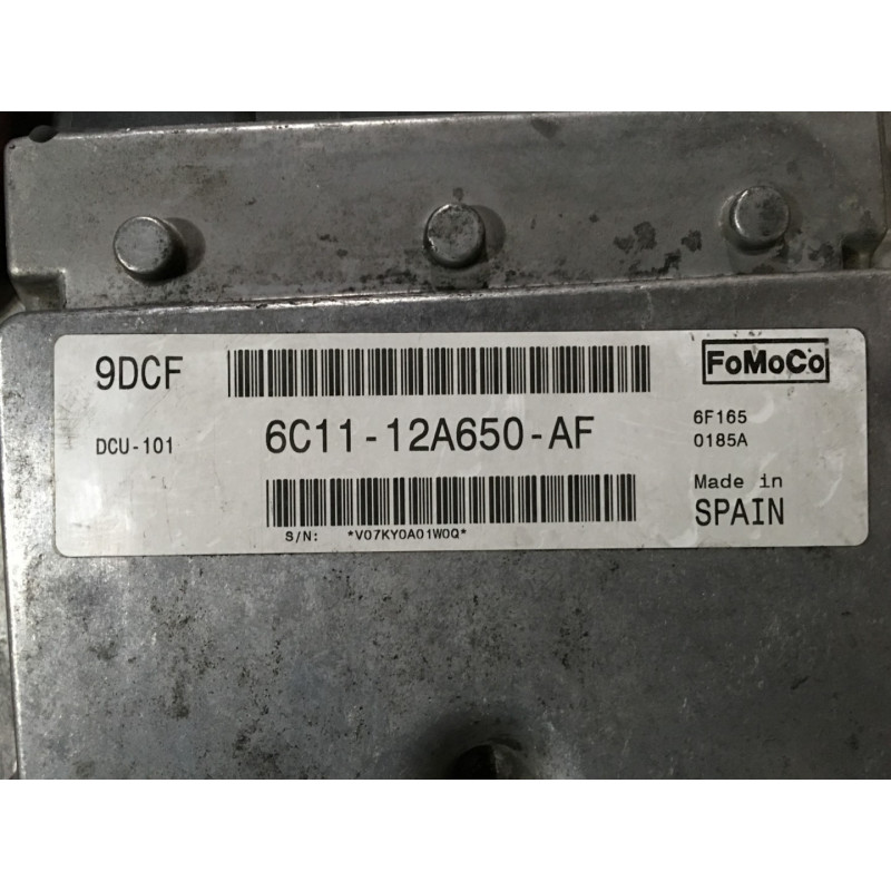 ENGINE ECU VISTEON DCU-101 FORD 6C11-12A650-AF 9DCF