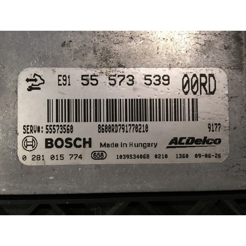 ENGINE ECU BOSCH EDC17C19-3.15 0281015774 OPEL 55573539 00RD