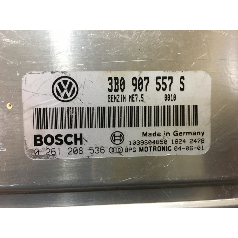 ECU MOTOR BOSCH ME7.5 0261208536 VAG 3B0907557S