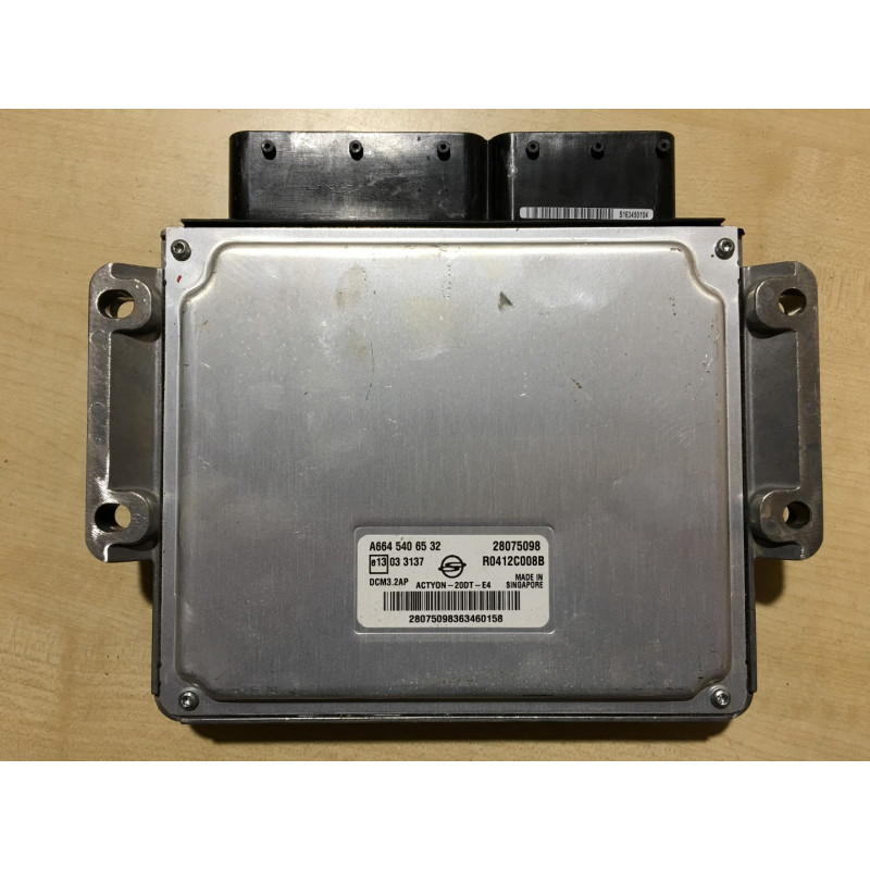 ECU MOTOR DELPHI DCM3.2AP R0412C008B SSANG YONG 28075098 MERCEDES ...