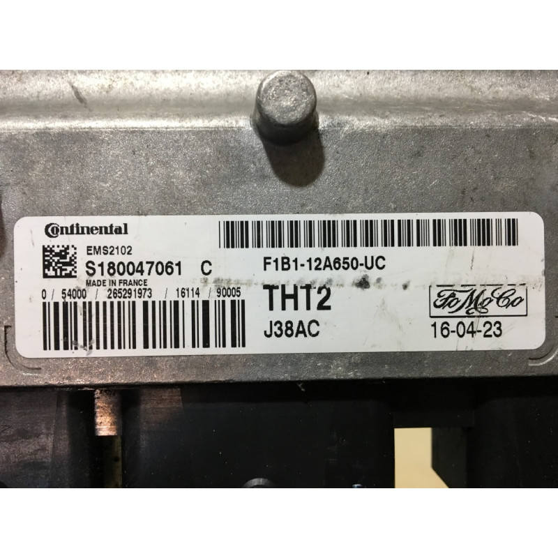 ENGINE ECU CONTINENTAL EMS2102 S180047061C FORD F1B1-12A650-UC TH12