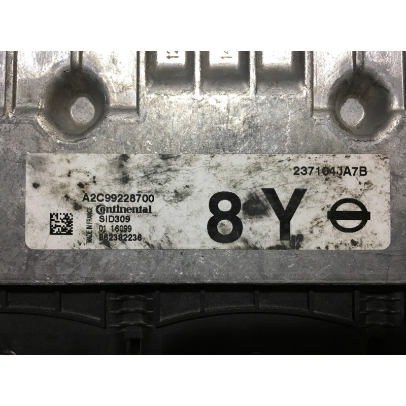 ECU MOTOR CONTINENTAL SID309 A2C99228700 NISSAN 237104JA7B