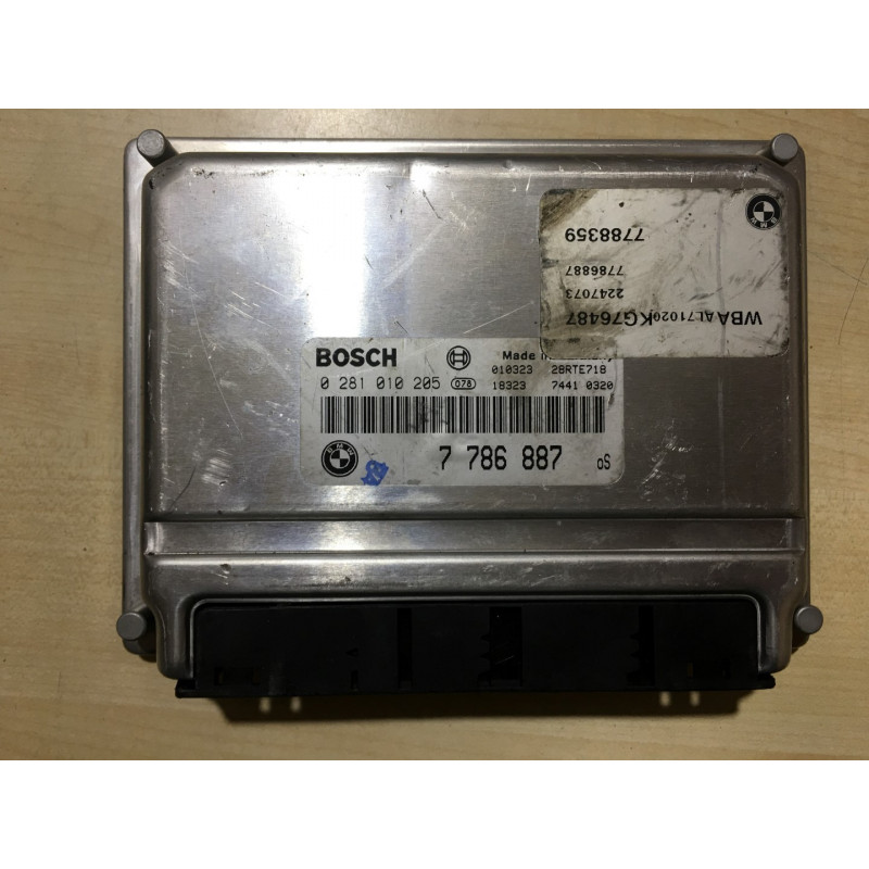 ENGINE ECU BOSCH EDC15M-6.1 0281010205 BMW 7786887