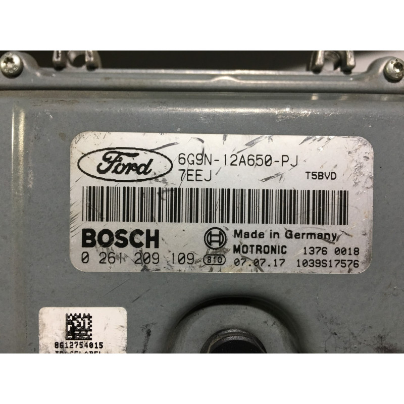 ECU MOTOR BOSCH ME9.0 0261209109 FORD 6G9N-12A650-PJ
