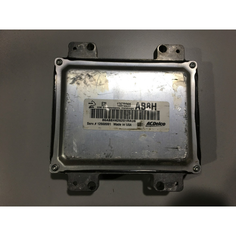 ENGINE ECU ACDELCO E78 OPEL 12670269 AB8H