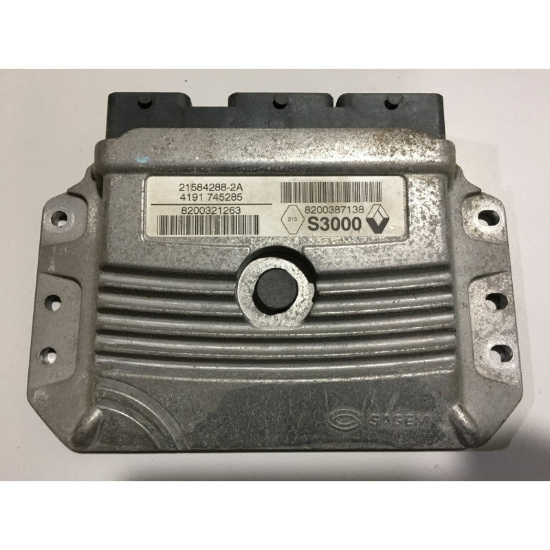 ECU MOTOR SAGEM S3000 21584288-2A RENAULT 8200387138 8200321263