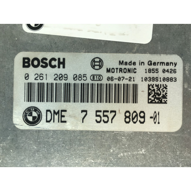 ECU MOTOR BOSCH ME9.2 0261209085 BMW DME 7557809