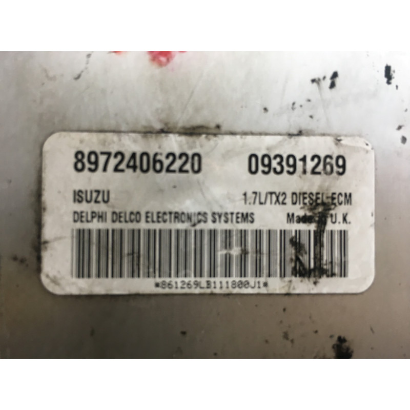 ECU MOTOR DELPHI DELCO 1.7L/TX2 8972406220 OPEL 09391269