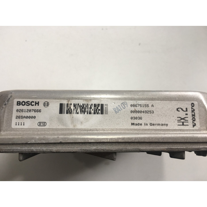 ECU MOTOR BOSCH ME7.0.1 0261207666 VOLVO 08675155A HX.2