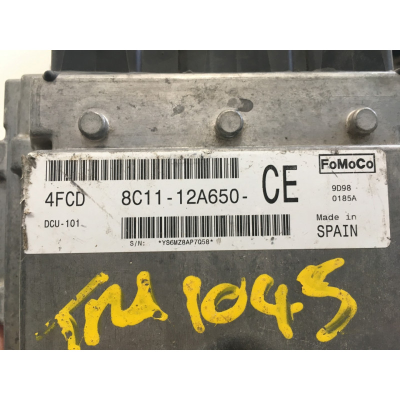 ECU VISTEON DCU-101 FORD TRANSIT 8C11-12A650-CE 4FCD