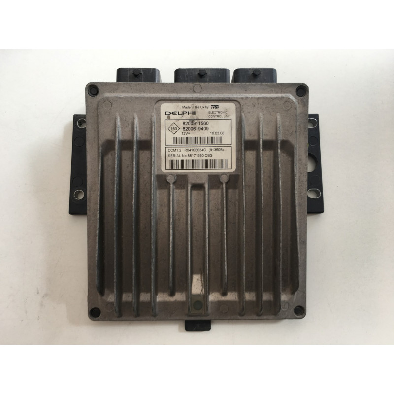ECU MOTOR DELPHI DCM1.2 R0410B034C RENAULT 8200911560 8200619409