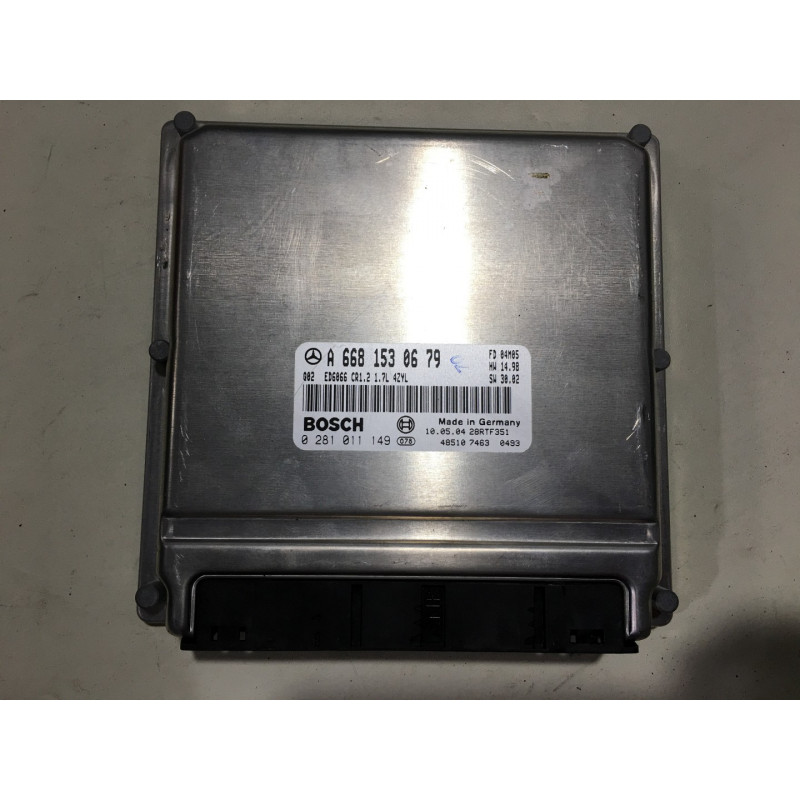 ECU BOSCH EDC15C0-5.14 0281011149 MERCEDES W414 VANEO I 1.7 CDI 67KW ...