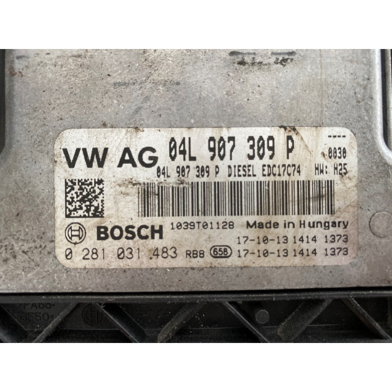 ECU MOTOR BOSCH EDC17C74-3.24 0281031483 VAG HW 04L907309P SW ...