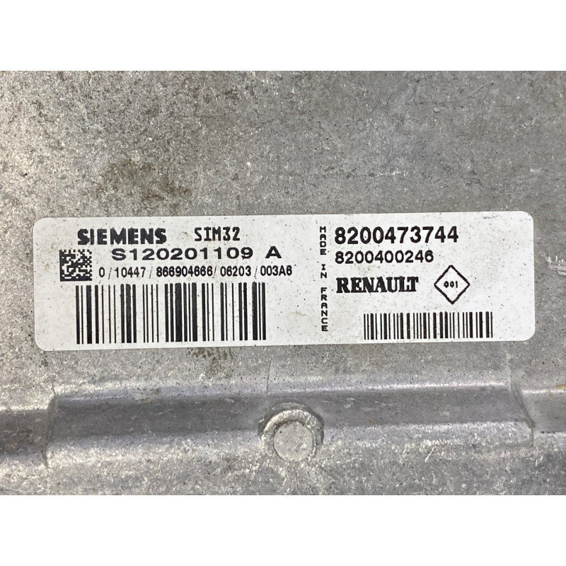 ECU MOTOR SIEMENS SIM32 S120201109A RENAULT 8200400246 8200473744 - VIRGEN