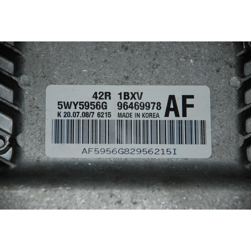 ENGINE ECU SIEMENS 42R 5WY5956G CHEVROLET 96469978 1BXV AF