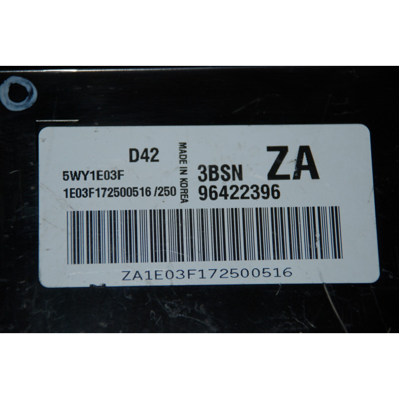 ENGINE ECU SIEMENS D42 5WY1E03F CHEVROLET 96422396ZA