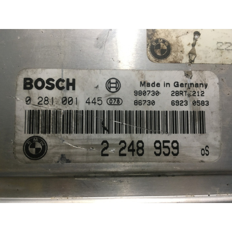 ENGINE ECU BOSCH EDC15M-6.1 0281001445 BMW 2248959