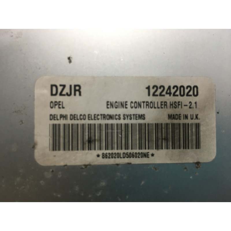 ENGINE ECU DELPHI DELCO HSFI-2.1 OPEL 12242020 DZJR