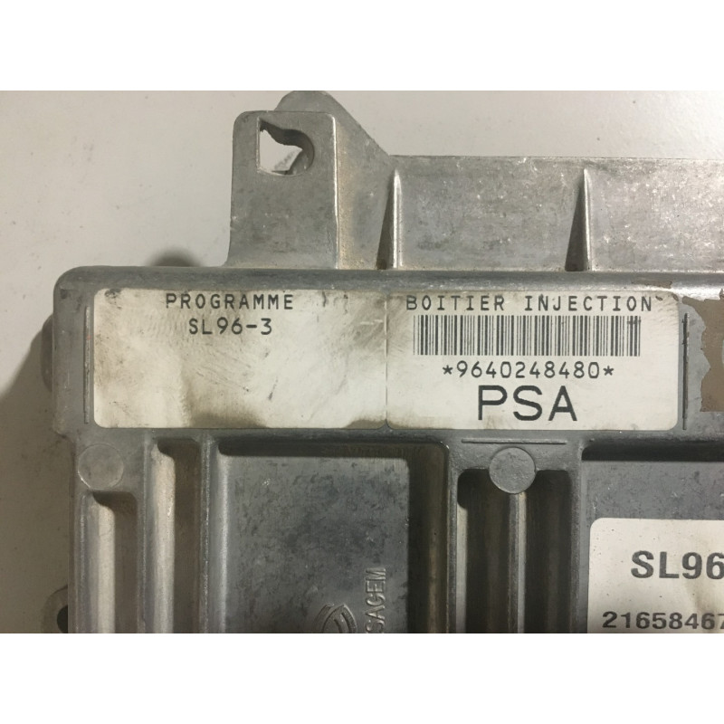 ECU MOTOR SAGEM SL96-3 21658467-4 PSA 9640248480