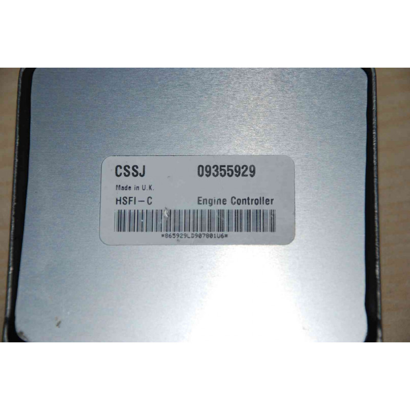 ENGINE ECU DELPHI DELCO HSFI-C OPEL 09355929 - WITH PIN CODE