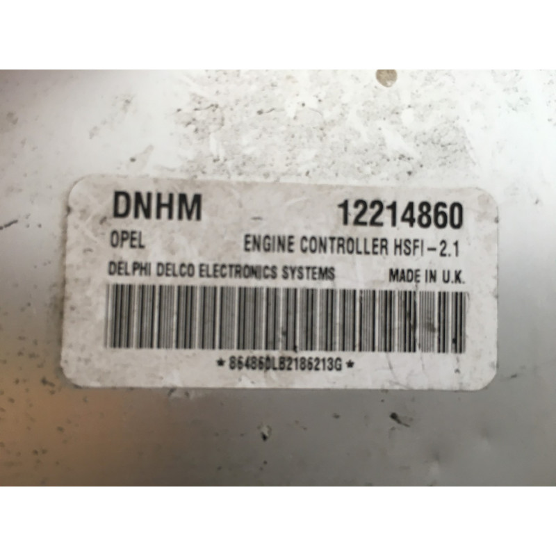 ENGINE ECU DELPHI DELCO HSFI-2.1 OPEL 12214860 DNHM