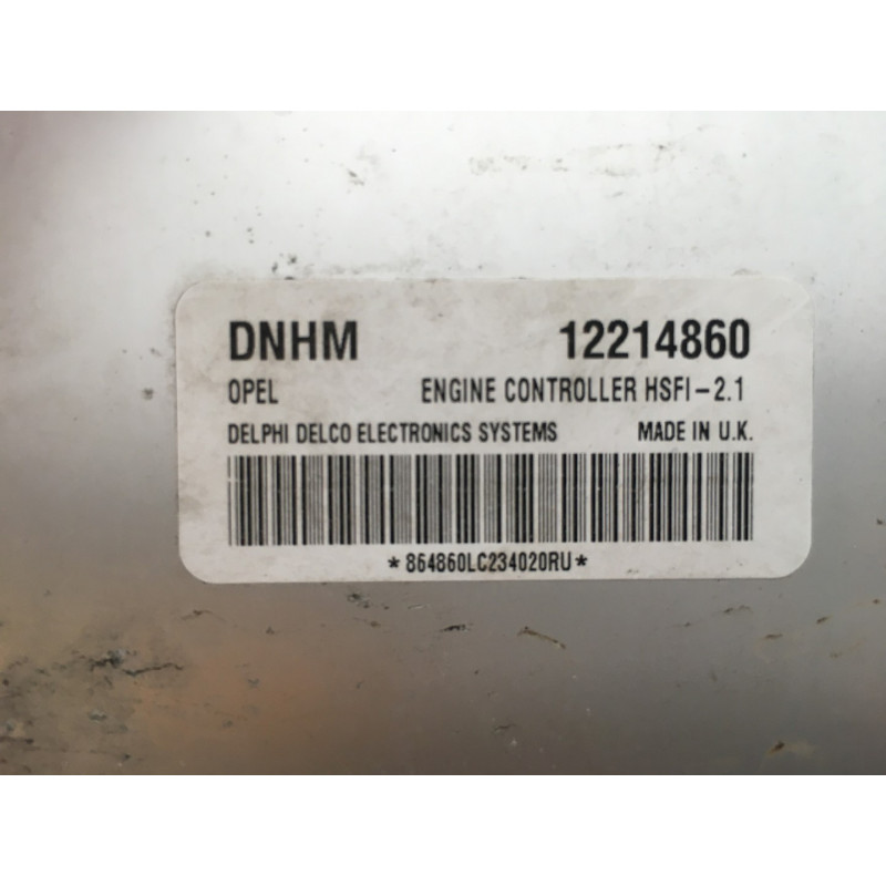 ENGINE ECU DELPHI DELCO HSFI-2.1 OPEL 12214860 DNHM