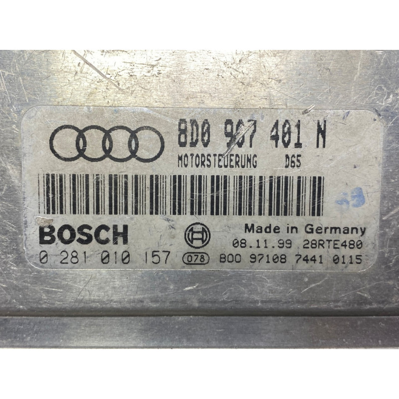 ECU MOTOR BOSCH EDC15M 0281010157 VAG 8D0907401N