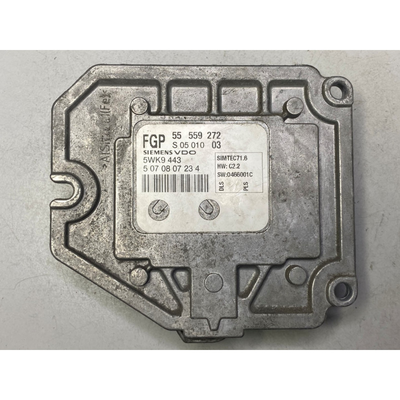 ENGINE ECU SIEMENS VDO SIMTEC 71.6 5WK9443 OPEL 55559272