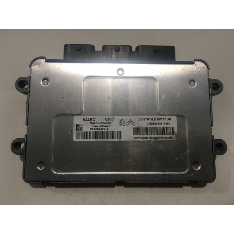 ECU MOTOR VALEO V34.1 V29009427A PSA 9666591380 CMDE9675916480