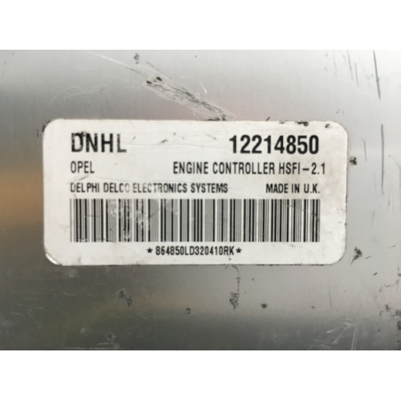 ECU MOTOR DELPHI DELCO HSFI-2.1 OPEL 12214850 DNHL