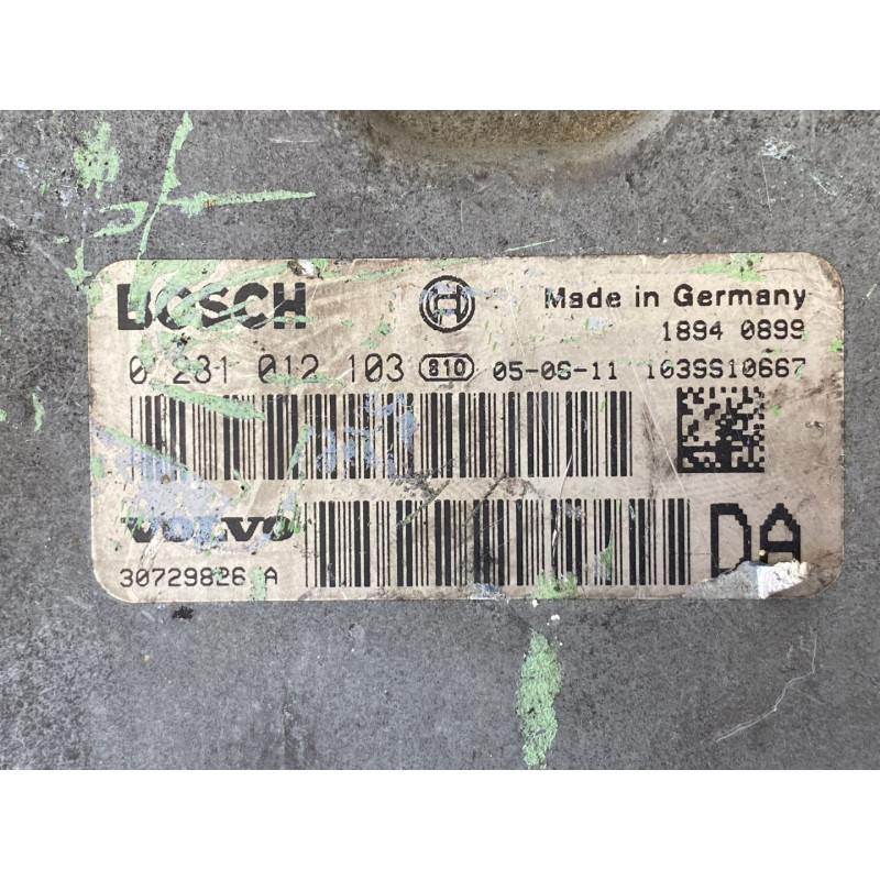 ENGINE ECU BOSCH EDC16C31-6.1 0281012103 VOLVO 30729826A