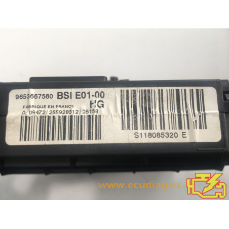 BSI E01-00 SIEMENS S118085320E CITROEN XSARA PICASSO I (N68) 9653667580 HG - SW 9659705780 / 15 ...