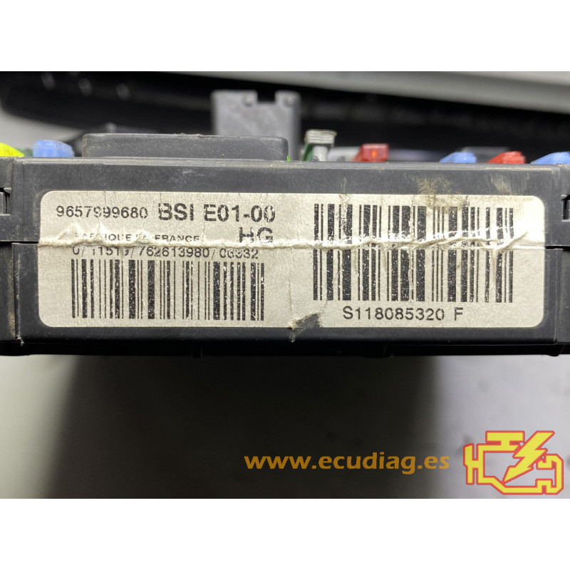 BSI E01-00 SIEMENS S118085320F BERLINGO I / PARTNER I (M59) 9657999680 ...