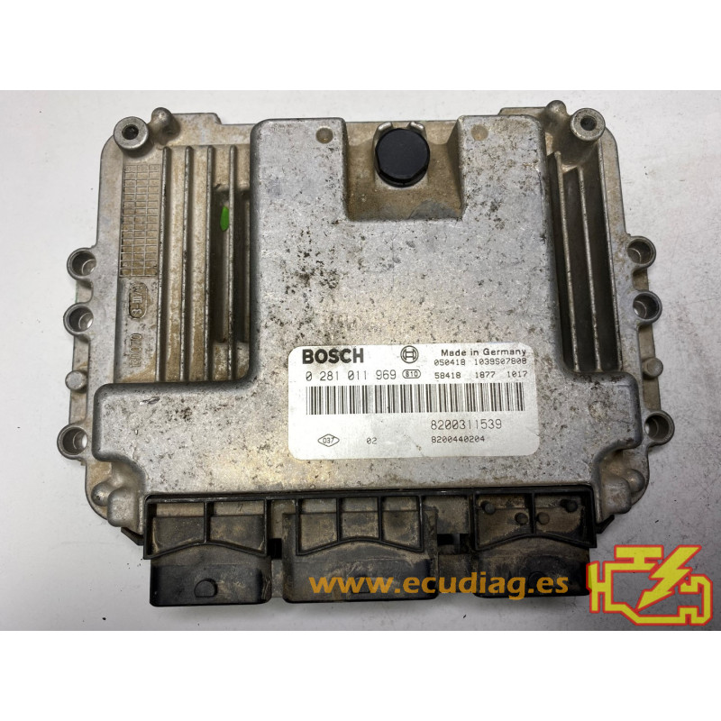 ECU BOSCH EDC15C13-6.1 0281011969 RENAULT LAGUNA II 1.9 DCI 110CV ...